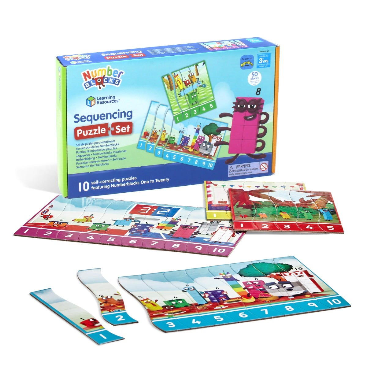 Puzzle - Exersam numaratul de la 1 -20 - Numberblocks – Ursuleți